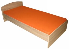 Levná postel 90x200 dub sonoma 50343