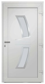 Vchodové dveře bílé 88 x 200 cm,  3057565