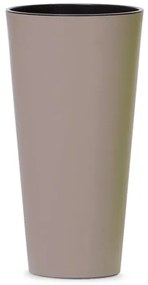 PROSPERPLAST Květináč - TUBUS SLIM Průměr: 30 cm, Barva: bílá
