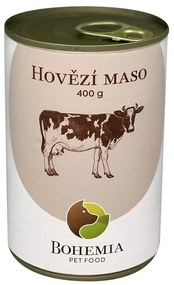 Hundebar Konzerva hovězí maso ve vlastní šťávě pro psy Bohemia 400g