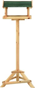 Krmítko se stojanem 37 x 28 x 100 cm masivní jedlové dřevo 316418