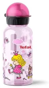 Dětský set Tefal KIDS K3169114 dóza plast + láhev tritan 0,4 l růžová princezna