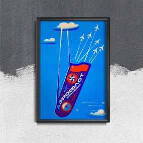 Dekorativní plakát Aeroflot sovier airlines cccp