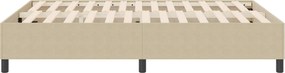 Rám platformy Šedozelená 160 x 200 cm Žebrovaná látka 3337421