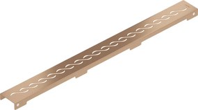 Mexen Flat, lineární podlahový žlab 70 cm, měděná matná, 1C23070