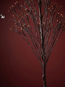 Sinsay - Vánoční dekorace ve tvaru stromu s LED osvětlením - černá