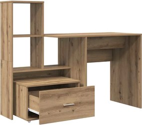 Stůl Artisanový dub Kompozitní dřevo 131,5 x 50 x 106,5 cm 3337272