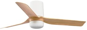 FARO Barcelona FARO 33833WT-1TW-LED Stm. vent. MINIPUNTTUB S 10W/230V hnědá/bílá pr.90 cm WT+DO 33833T1TW