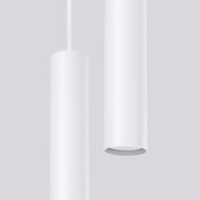 Sollux Lighting Závěsná lampa LAGOS 2P bílá