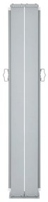 vidaXL Zatahovací boční markýza / zástěna hnědá 100 x 600 cm