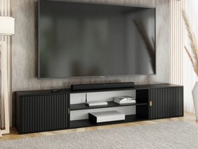 TV skříňka ELI 4 otevřenáTV skříňka černý