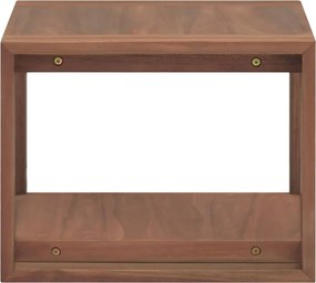 Nástěnná koupelnová skříňka 45 x 45 x 35 cm masivní teak 338233