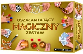 054729 Dětský kouzelnický set - Zlatá edice - 150 triků