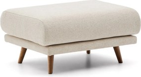 Béžová žinylková podnožka Karin – Kave Home