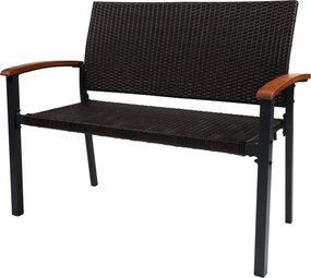 Livarno® Zahradní lavice Valencia, hnědá