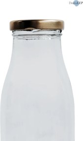 Dávkovač mýdla FRANC 500 ml se zlatým šroubovacím víčkem