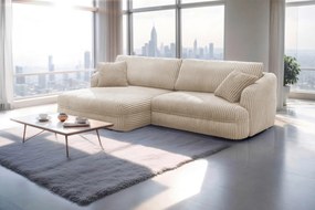 XXXLutz ROHOVÁ SEDAČKA, textil, pískové barvy MID.YOU - Sedací soupravy - 000694008209