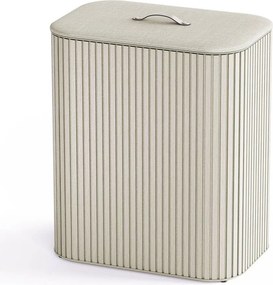 Béžový bambusový koš na prádlo 2x45 l Tota Luxe – Joseph Joseph