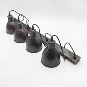 BRILAGI - LED Lustr na lanku RIDDY 4xE27/60W/230V měděná/patina