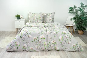 Stanex Ložní povlečení bavlněné magnolie (LS293) rozměr: 90 x 70 cm, Zapínání: Zip