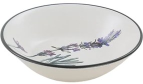 Sada 6 kameninových hlubokých talířů Herbal 18 cm