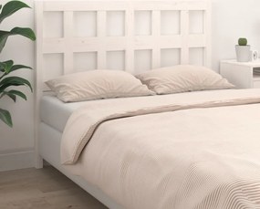 vidaXL Čelo postele 125,5 x 4 x 100 cm masivní borovice [818914] Barva: Bílá