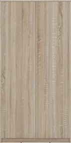 TPS Šatní skříň SD-90 cm - Dub sonoma