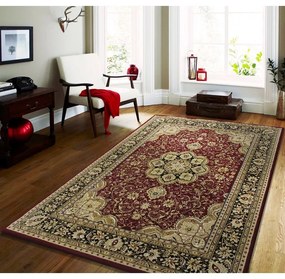 Červený koberec ve vintage stylu Šířka: 160 cm | Délka: 220 cm