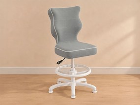 Dětská ergonomická židle k psacímu stolu ŠEDÁ Zvolte rozměr: dítě 119 - 142 cm (výška stolu 71 - 82 cm)
