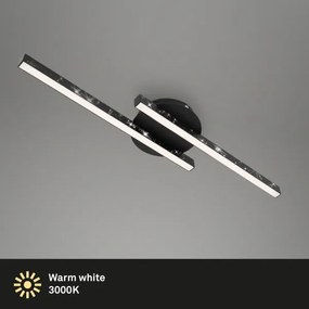 Briloner 3517-025 - LED Přisazený lustr REY 2xLED/6W/230V černá