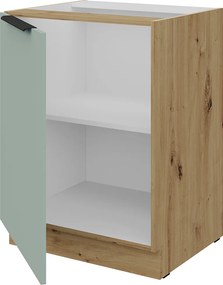 ARIA st | dolní skříňka 60 D 1F policová | 60 cm | ANTI FINGERPRINT povrch | artisan/aquamarine