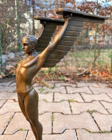 Bronzová socha soška - Íkaros art deco