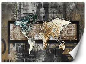 Gario Fototapeta Vintage styl mapa světa Materiál: Vliesová, Rozměry: 200 x 140 cm