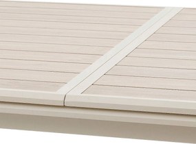 DEOKORK Hliníkový stůl BERGAMO 250/330 cm (efekt dřeva)