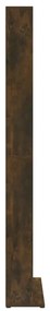 vidaXL Skříňka na CD 102 x 23 x 177,5 cm kompozitní dřevo [815090] Barva: kouřový dub