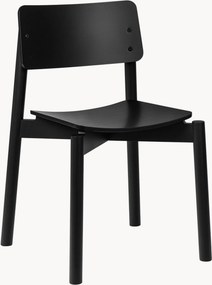 Stohovatelná dřevěná jídelní židle Wem