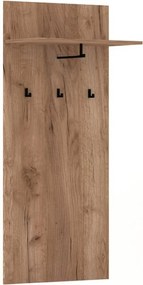 Nástěnný předsíňový věšák Bilbao 63,4 cm dub Craft Tobacco