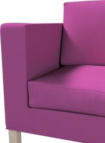 Potah na pohovku IKEA  Karlanda 2-místná, krátký barva růžová látka pletený vzor