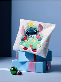 Sinsay - Dětský dekorační polštář s vánočním motivem Stitch - bílá
