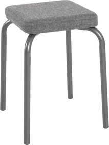 XXXLutz STOHOVATELNÁ STOLIČKA, kov, textil, 36/49/36 cm Carryhome - Taburety - 001931060401