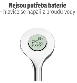 Hansa Activejet Ruční sprcha digitální, bluetooth, chrom 84310180