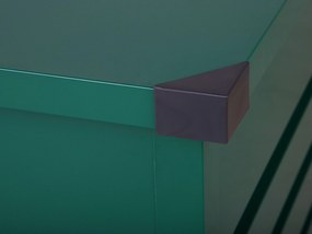 Úložný box, tmavě zelená, 130 x 62 cm, 400L CEBROSA Beliani
