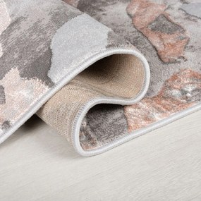 Kusový koberec Eris Marbled Blush, 200x290, ružová, obývacia izba, Flair Rugs