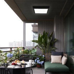 Brilagi-LED Stmívatelné koupelnové svítidlo FRAME SMART LED/24W/230V IP44 čer+DO