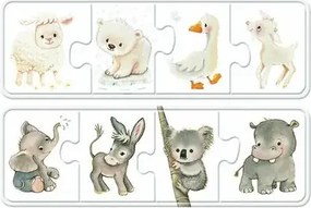 Ravensburger Moje první puzzle Barevná zvířátka 6x4 dílků / od 2 let