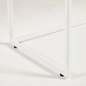 Konzolový stolek noya 120 x 80 cm bílý MUZZA