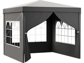 Zahradní altán Toboli – 3 × 3 m, šedá (63420)