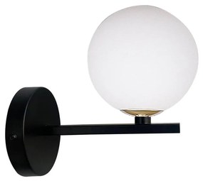 Černé nástěnné svítidlo Kama – Candellux Lighting