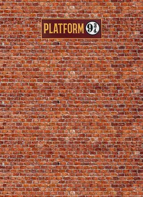 Dětská vliesová fototapeta na zed' Harry Potter Platforma 9 3/4 | 182 x 252 cm | DFTDXL1971