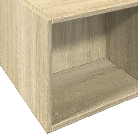 Rám postele dub sonoma 135 x 190 cm kompozitní dřevo 3280589